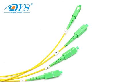 中国 SC/APC-SC/APC 4core Preterminatedの光ファイバーパッチはIEC 60794-2-30をケーブルで通信する 販売のため