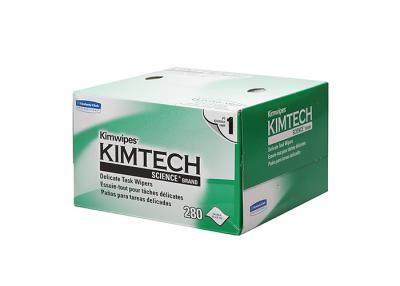 Κίνα 100% ο ξύλινος πολτός Kimtech σκουπίζει το καθαρίζοντας χαρτί συνδετήρων ινών της Kimberly Clark προς πώληση
