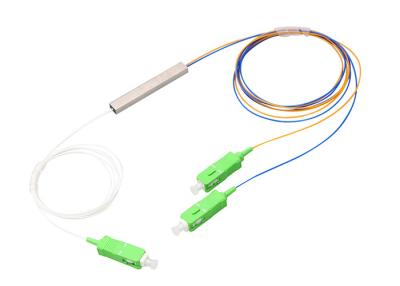 Cina Modo d'acciaio del cavo 2 della metropolitana del separatore 1x2 di FTTB del separatore a fibra ottica del Plc in vendita