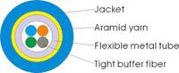 China Home Armoured Blue 2.9mm (1core, 2core) Outer Diameter Optical Fiber Patch Cord for sale