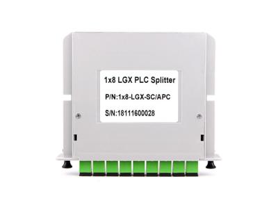 Cina Separatore di fibra ottica del Plc del separatore 1x8 dello Sc APC Lgx di G657A1 1650nm in vendita