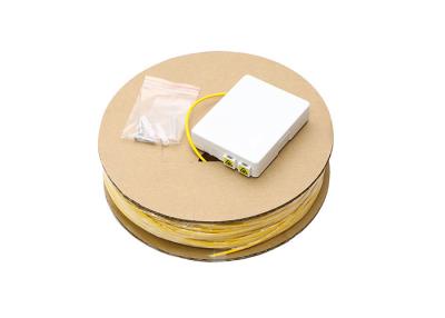 中国 2 SC LCのアダプターのプラスチックが付いている左舷FTTHの繊維光学の端子箱 販売のため
