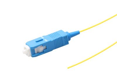 中国 0.9mmのG657A1繊維光学のピグテール1M単モード繊維SC UPCのピグテール 販売のため