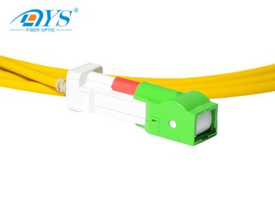 China Conector de fibra ótica do obturador do cabo de remendo do SC APC de FTTH FTTB FTTX auto à venda