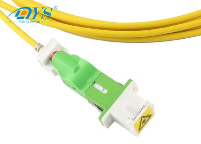 China Conector de fibra ótica do obturador do cabo de remendo do SC APC de FTTH FTTB FTTX auto à venda