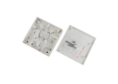 中国 壁に取り付けられた屋内ABS繊維のアクセス ターミナルFTTH箱86x86mm 販売のため