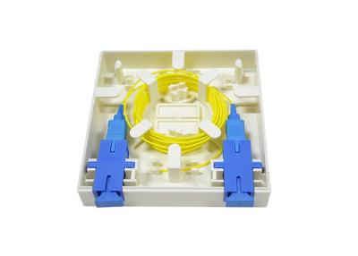 中国 Ftth 86の繊維光学の端子箱のアクセスの壁のソケットのデスクトップの小箱 販売のため
