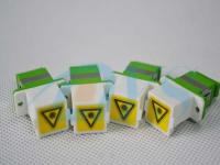 China Low Insertion Loss SC/APC Shutter Cassette Fiber Optic Adapter for sale