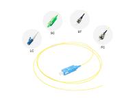 China LC/APC Simplex SX Outer Diameter 0.9mm Singlemode Pigtail for sale