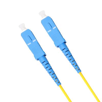 China SC da palavra simples da manutenção programada G652D 2.0mm - cabo de remendo de fibra ótica do SC à venda