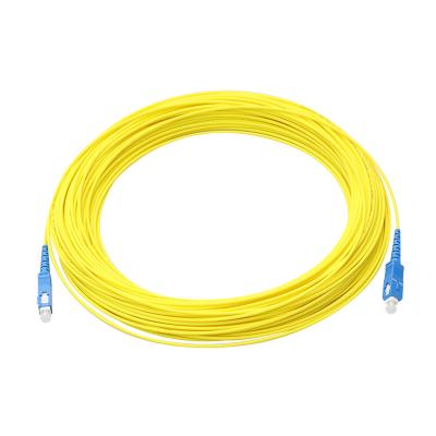 China SC da palavra simples da manutenção programada G652D 2.0mm - cabo de remendo de fibra ótica do SC à venda