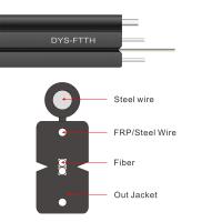 China 1 Core Ftth Single Mode Indoor Fiber Optic Cable 1km for sale