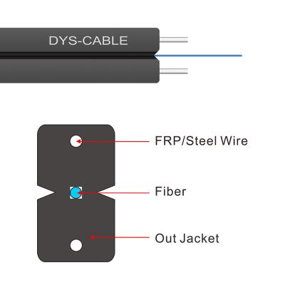 Cina 1 cavo a fibre ottiche dell'interno 1km di singolo modo di Ftth del centro in vendita