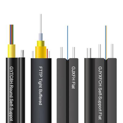 Cina Cavo flessibile di fibra ottica GYFXTY del centro di FTTH 2 aerei piani - 24 in vendita