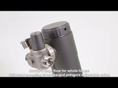 6000L/H 50 Mikrometer filtern vor für Wasser, Sediment-Filtrations-System des Quellwasser-SUS304