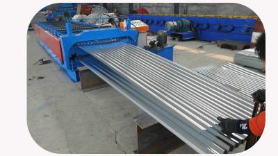 China Corrugated Roof Tile Roll Forming Machine 0.3-0.8mm Thickness 20m/min Speed for sale