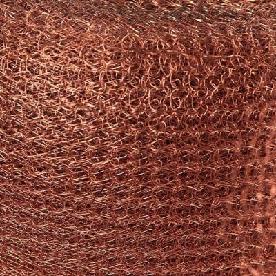 Cina rame Mesh Customized Size Knitted Copper Mesh For Rodent Control del topo di 6m in vendita