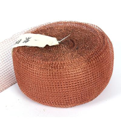 Cina Metal Crimped Copper Wire Netting 4 Strands Knitting For Distillation Internal Packing in vendita