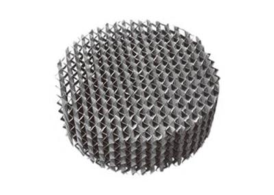 Cina 0.1mm Metal Plate Structured Tower Packing 350Y Custom Fabricated Shape Size in vendita