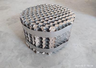 China SS316L 500X Metal Structured Packing Material Custom Size 400-100mm for sale