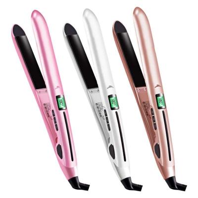 Cina Ferro piano a 1 pollici Ion Straightener negativo del raddrizzatore di titanio professionale dei capelli in vendita