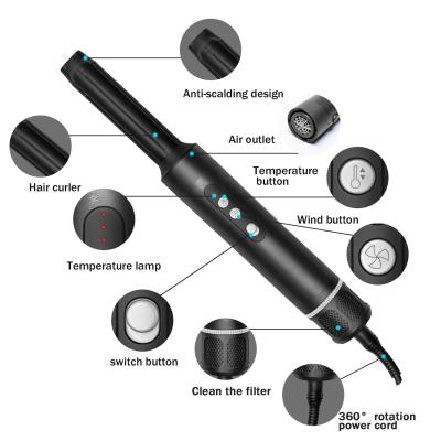 China 7 in 1 van de de Hoge snelheids Snelle Wind van Droogkapvolumizer Brushless Haar snel Drogere Reeksen Te koop