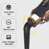 China 110v 480f Titanium Straightener With Lcd Temperature Display for sale