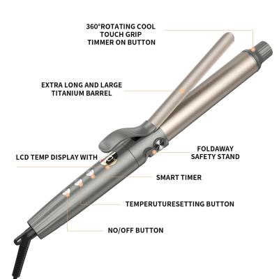 Cina Riccioli per capelli Riccioli per capelli Ferro leggero Riccioli per capelli Ferro Multi elettrico Display LCD digitale Smart Timer in vendita