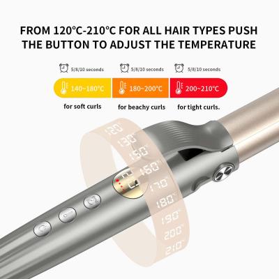 Cina Curling Ferro Curler Capelli Long Tourmaline Ceramica Elettrica Portatile Professionale Barile in vendita