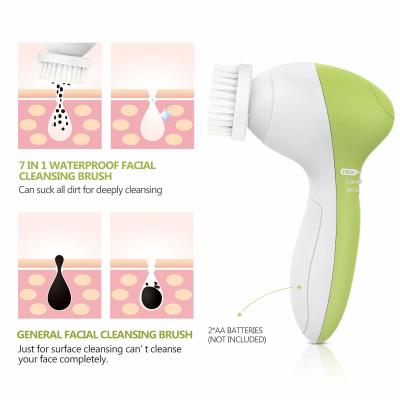 China Borstel van 5 hoofden de Elektrische Exfoliating voor Gezicht Te koop