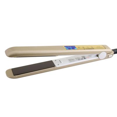 Cina Capelli piani a 1 pollici del ferro dell'esposizione dell'ANIMALE DOMESTICO del touch screen del raddrizzatore LCD dei capelli in breve in vendita