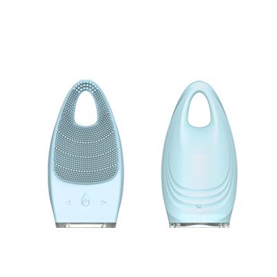 Cina Il fronte elettrico del silicone di IPX6 200mAh spazzola il dispositivo di pulizia facciale ultrasonico in vendita
