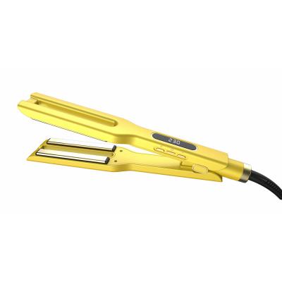 Cina Piastra per capelli digitale a LED in titanio Flat Iron 4 riscaldatori PTC Double Effect Pro Fast Electric in vendita