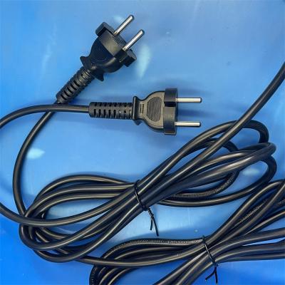 China VDE Type 2 Pin Prong Clover Laptop Power Lead Cord Cable For Power Tool for sale