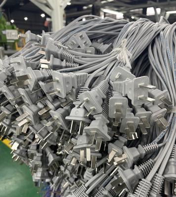Cina Cavo elettrico del cavo di corrente alternata delle spine di maschio con la spina in vendita