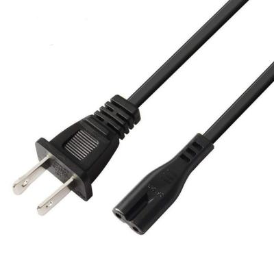 China 2 Prong UL Power Cord 0.8m 1.2m 1.5m IEC 60320 C13 Connectors for sale