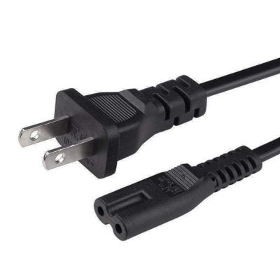China 2 Prong UL Power Cord 0.8m 1.2m 1.5m IEC 60320 C13 Connectors for sale