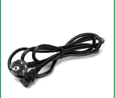 China European 2 Pin IEC 60320 C15 VDE Power Cord CEE7/7 Schuko Plu for sale