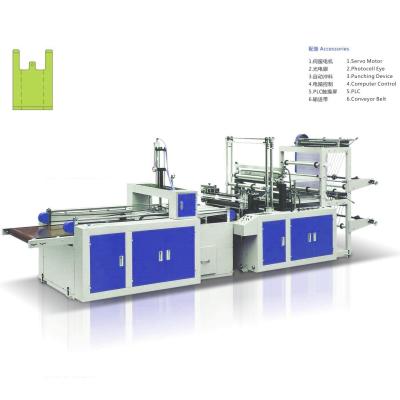 China Automatic Super market shopping bag making machine for sale