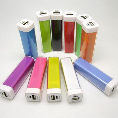 2000 MAH Colorful Metal Power Bank 91x25x25MM voor Giftgebruik