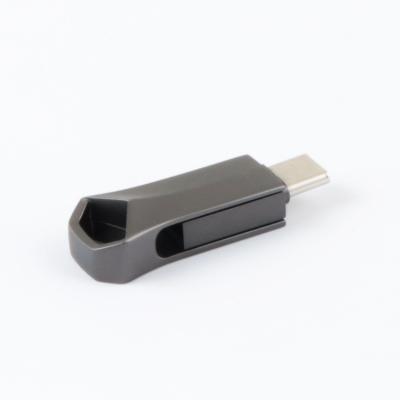 Cina La chiavetta USB di Matt Twist del nero della pistola del metallo SCRIVE a C la velocità a macchina veloce 64GB 128GB 256GB in vendita