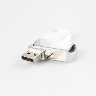 Cina Memoria completa della chiavetta USB 2,0 superiori della luce di Crystal Shinny LED in vendita