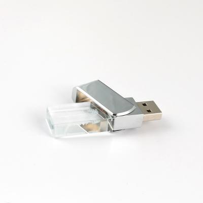 Cina Memoria completa della chiavetta USB 2,0 superiori della luce di Crystal Shinny LED in vendita