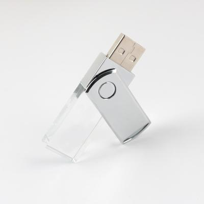 Cina Memoria completa della chiavetta USB 2,0 superiori della luce di Crystal Shinny LED in vendita