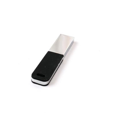 Cina Silver Shiny USB Pen Drive 2.0 64GB 128GB 20MB/S Logo e scatola personalizzati in vendita