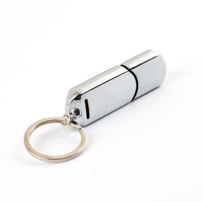 China Metal Shiny Body USB Flash Drive 3.1 70MB/S 256GB 512GB 1TB With Ring for sale
