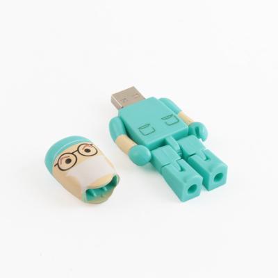 Cina Chiavetta USB in plastica a forma di infermiere medico USB 2.0 o USB 3.0 in vendita