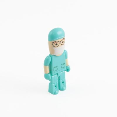 Cina Chiavetta USB in plastica a forma di infermiere medico USB 2.0 o USB 3.0 in vendita
