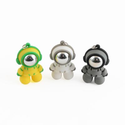 China Het USB-flashstation van de douanepvc van astronautenShaped met Zeer belangrijke Ketting 80/MBS for sale