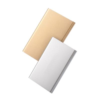 Cina La pubblicità portatile della Banca di potere del regalo del metallo disegna 3000MAH 5000 MAH Lithium Battery in vendita
